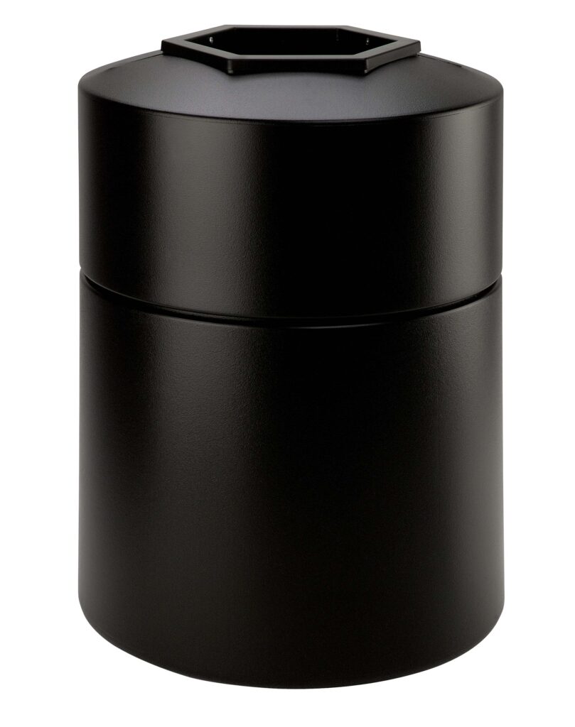 Round Waste Container with Open Top