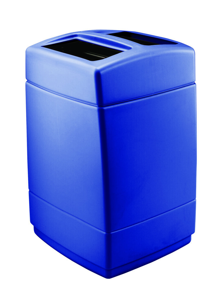 Square Waste Container with Open Top