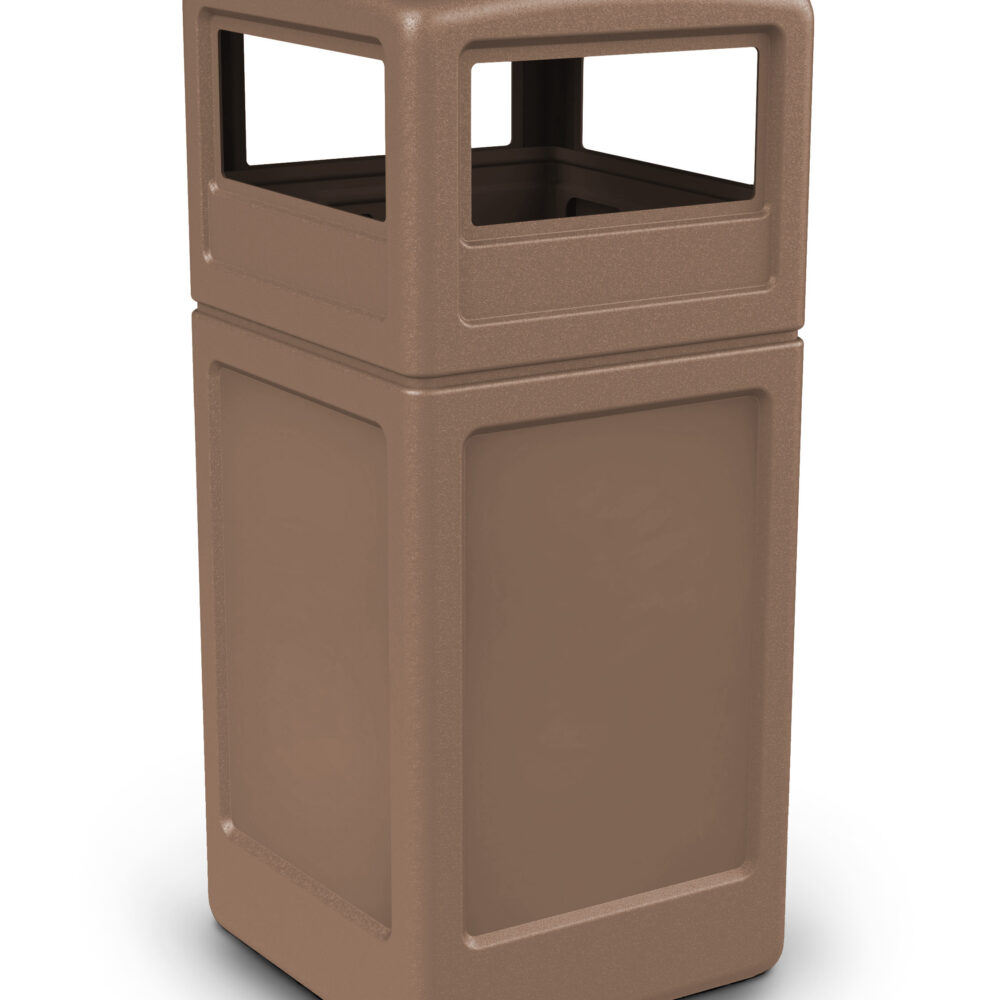 Square Waste Container with Open Top