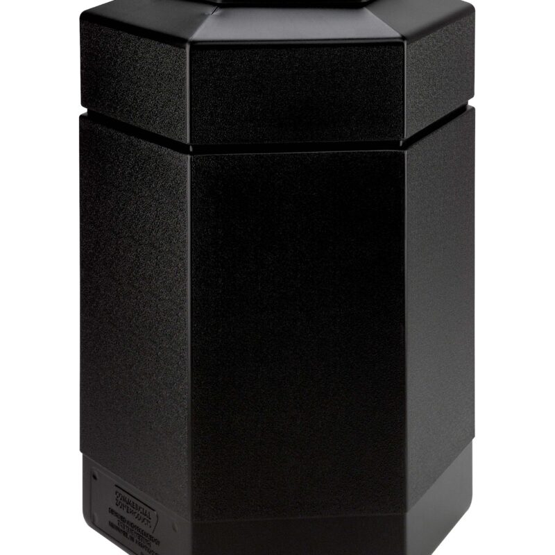 Waste Container - Hexagon Open Top 30 Gallon