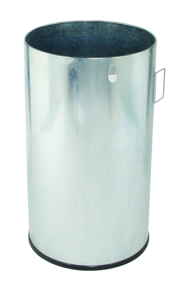 Stainless Steel Waste Container - Leafview1 40 Gallon