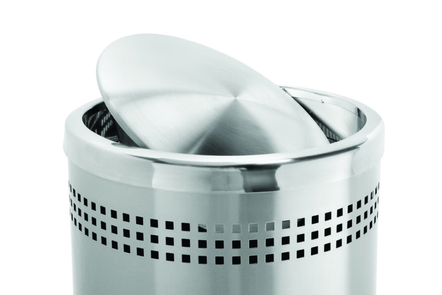 Swivel-Lid Waste Container - Imprinted 15 Gallon