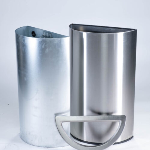 Waste Container - Half Moon 15 Gallon