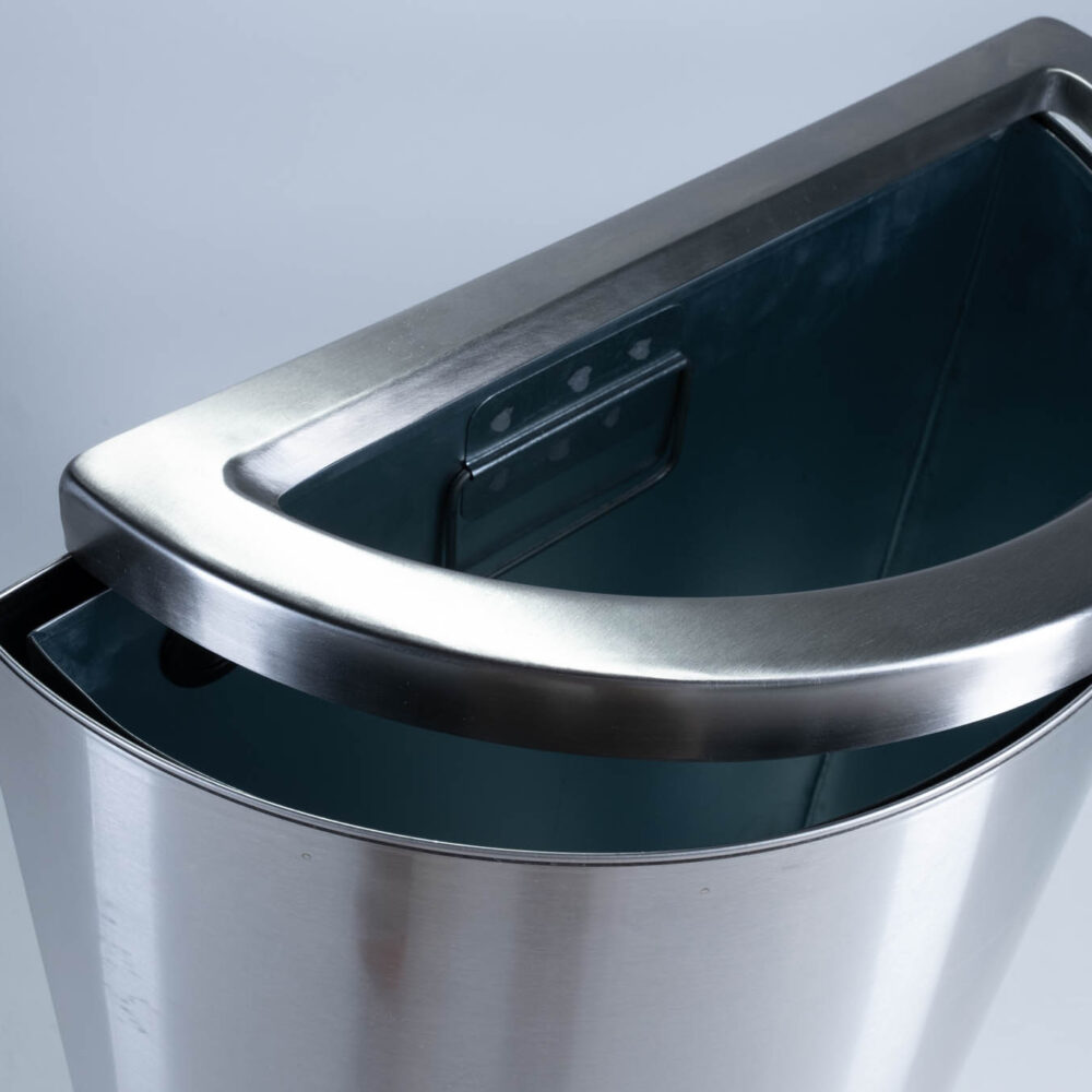 Waste Container - Half Moon 15 Gallon